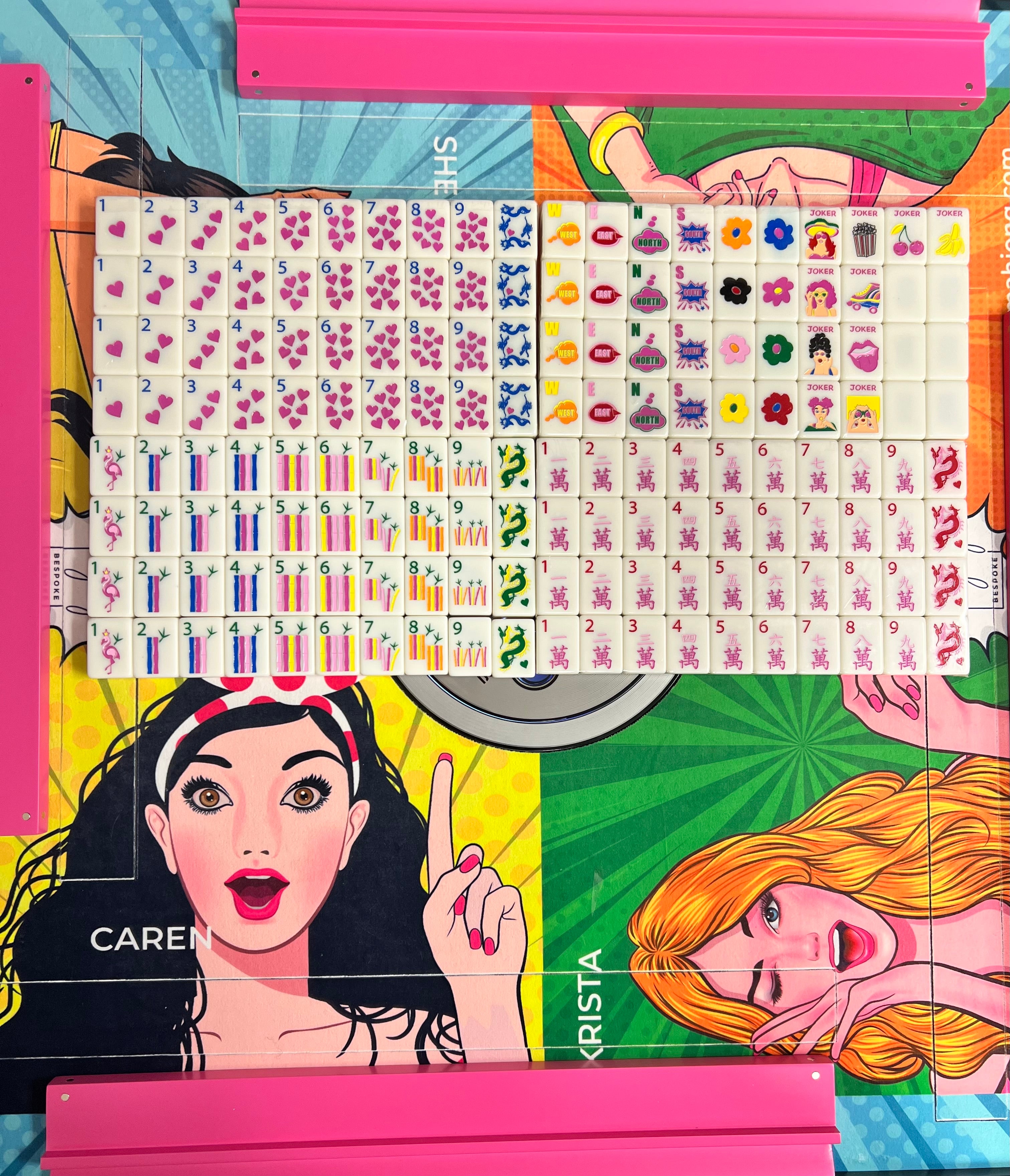 Mega Pop Divas - Petal Pink – Bespoke Mahjong